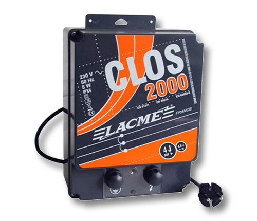 CLOS 2000 220 VOLT, 4 JOULE CURRENT LACME FENCE ELECTRIFIER - MySelleria
