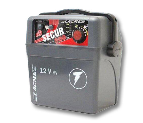 BATTERY DRIVEN LACME SECUR 500 9V-12V, 5 JOULE ELECTRIFIER - MySelleria