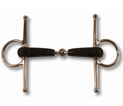 FULL CHEEK SNAFFLE BIT RUBBER COATED - MySelleria